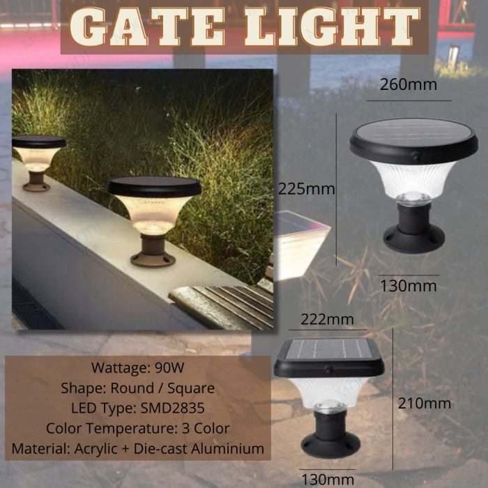 Gate Light – Cosmic Treasure Sdn Bhd | Malaysia Lighting Supplier